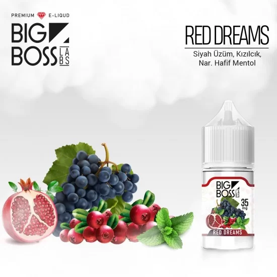 Big Boss Red Dream 30 ML Salt Likit - Smokkeyif.net - Türkiyenin En ...